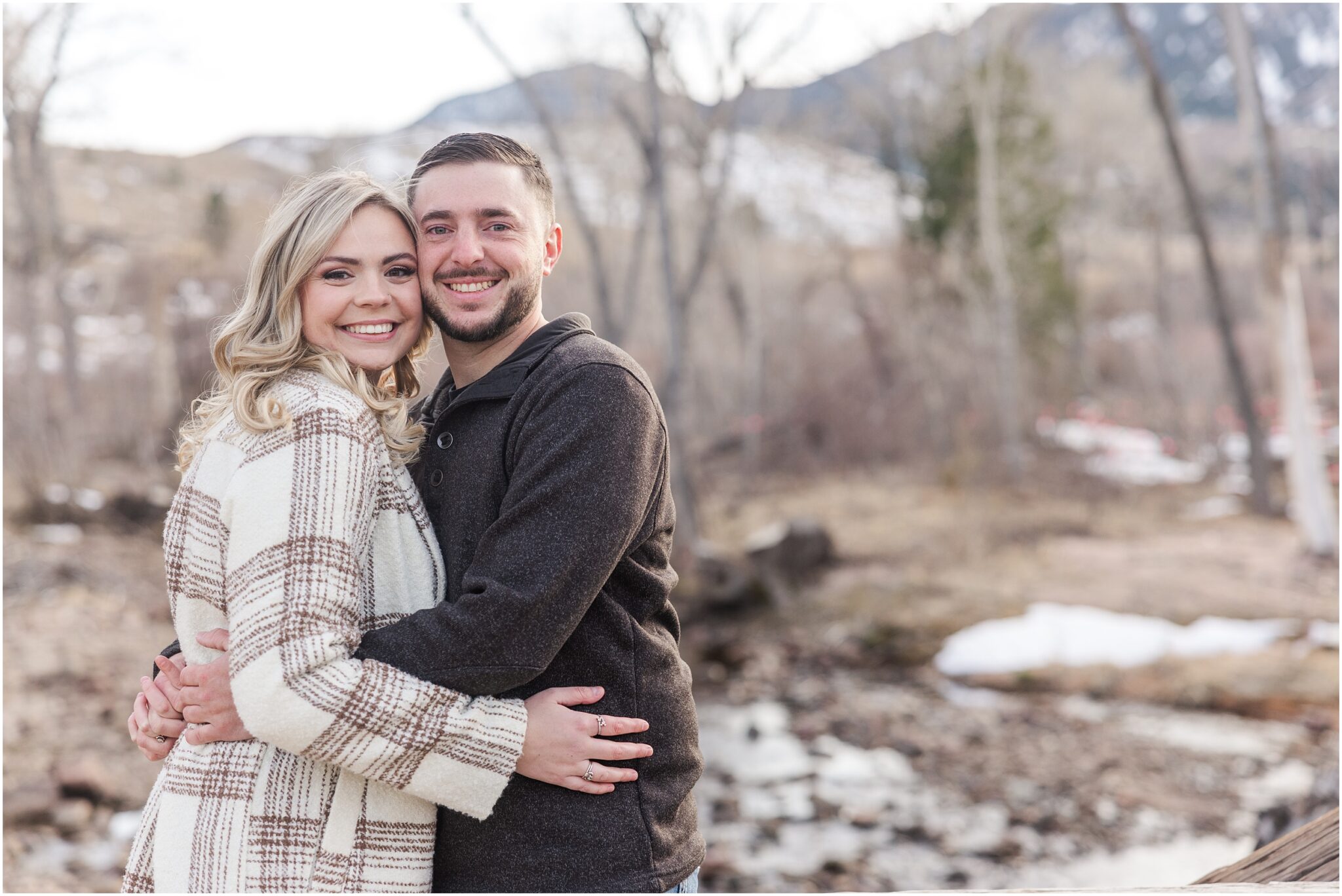 Dustin & Kayla Wintery Colorado Engagement At South Mesa